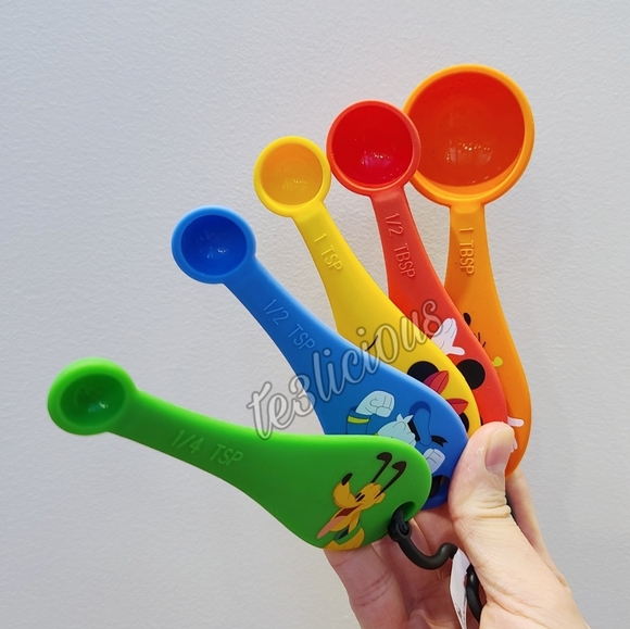 Disney | Kitchen | Disney Parks Mickey And Friends Measuring Spoons ...